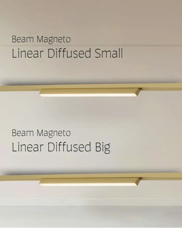 Linear Diffused Beam Magneto | Magnetic Track Light